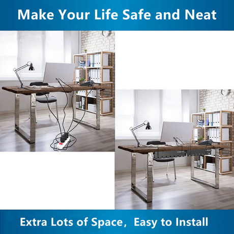 Kabelkanal Schreibtisch Fürs Kabel Management - Inkl. Zubehör - Tisch ...